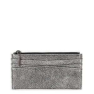 the sak womens Neva Large Leather Card Wallet, Dark Silver, One Size US