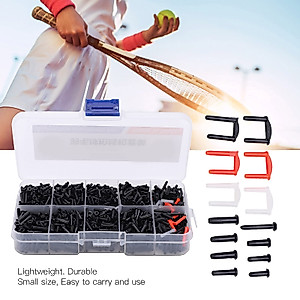 Badminton String Protector, Nylon Badminton Accessory Portable Racket Replacement Badminton Grommets Tool for Badminton Repair