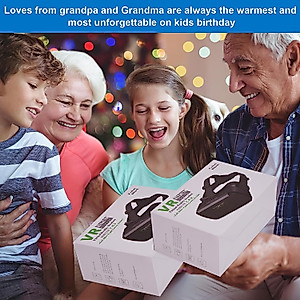 Cell Phone Virtual Reality headsets VR Headsets for Phone 3D Glasses Helmets VR Goggles for TV Movies Video Games Compatible to iOS Android Support 4.7” to 7.3” Mobile Screen with Controller (BR95)