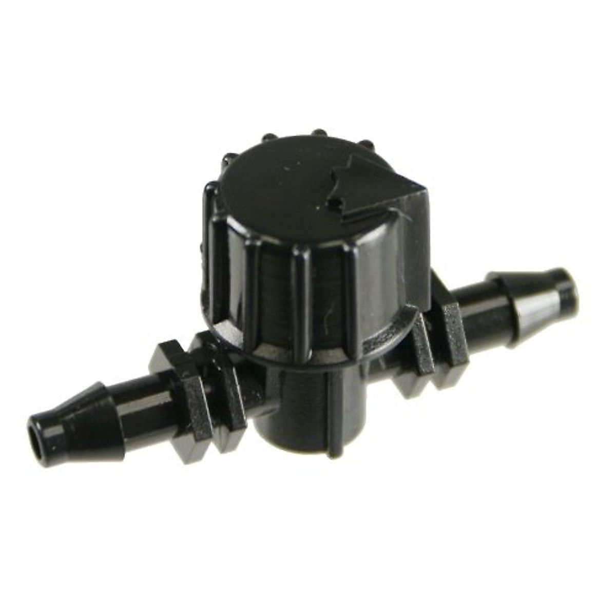 Antelco Barbed 1/4" (.18") Tubing Coupling Valve for Drip Irrigation Systems- 5 Pack (Part 42155)