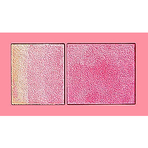 I Heart Revolution Peach and Glow Highlighter Duo, Peach & Chocolate Duo Shimmer, Highlighter & Blush, Mini Compact Palette, Vegan & Cruelty-Free, 0.38 Oz