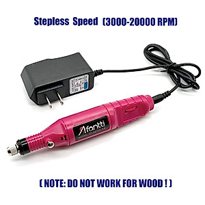 Afantti Micro Corded Electric Engraver Pen Mini DIY Engraving Tool Kit Etcher for Metal Glass Ceramic Plastic Jewelry with | Scriber | 30 Bits | 8 Stencils |