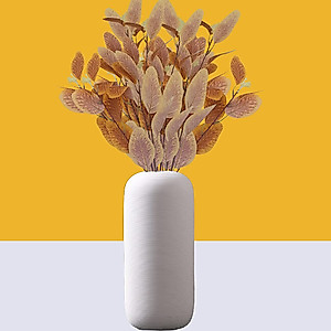 Etycoo 6 Pieces Artificial Eucalyptus Leaves Artificial Plants Greenery Decor for Wedding Party Home Garden Wreath Decor (Royal Blue)