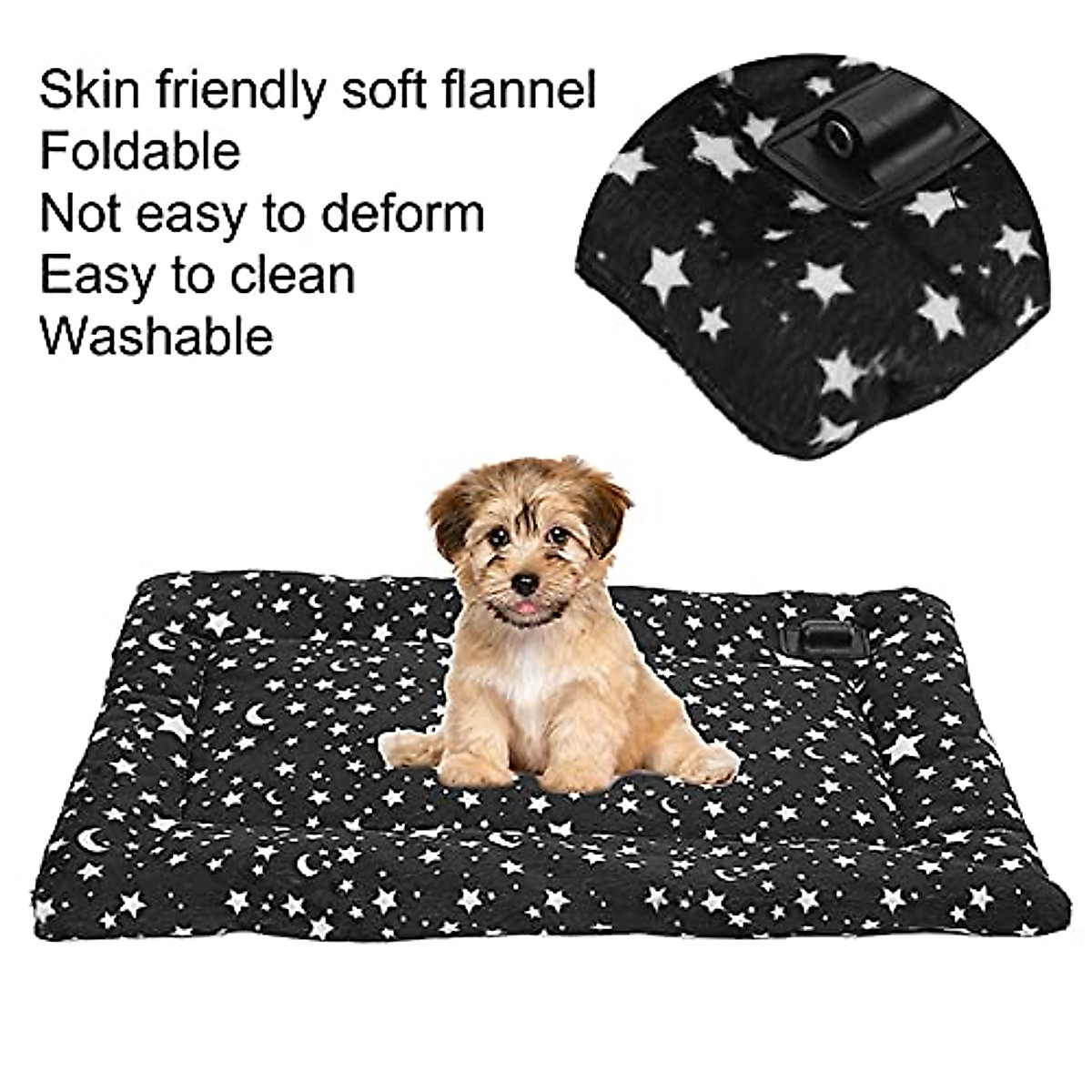 plplaaoo Adjustable Washable Pet Warmer Pad, USB Pet Heating Mat, Foldable Electric Blankets, Indoor Warming Mat for Indoor Pet Warming (25 * 35 A)