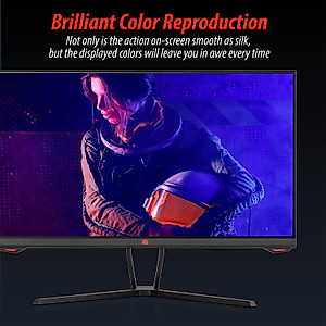 Deco Gear 25" Gaming Monitor, Fast IPS 1ms (GTG) Panel with 144Hz Refresh Rate, 1920x1080 Full HD Resolution