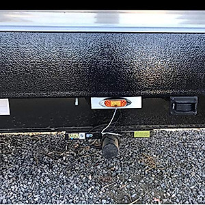 NBWDY 8Pcs Universal Waterproof Amber LED Side Marker Light Clearence Lights Led Trailer Light Truck Light Amber Lens w/Chrome Housing for Truck Trailer RV Camper Boat ATV Pickup Camper