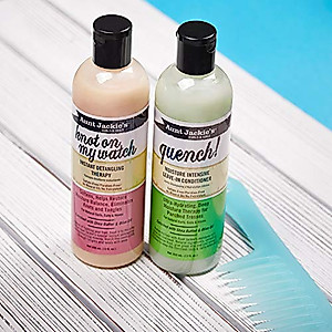 Aunt Jackie's Quench Moisture Intensive Leave-in Conditioner, Shea butter & Olive Oil, 12 Fl.Oz (374840) (Pack of 3)