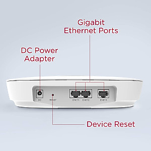 Onelink Secure Connect | Tri-Band Mesh Wifi Router System | 2-Pack Whole Home Wifi, Coverage Up to 5,000 Square Feet
