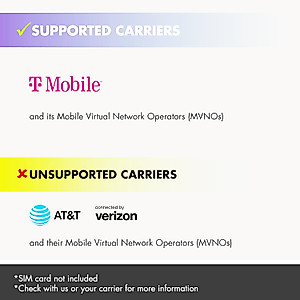 HeyxFome X2 2025 6.5” HD+ Screen GSM Unlocked Cell Phone 4G Mobile Phones 4000mAh Android 12 Smart Phone 16MP RAM 3GB Smartphone Face ID Dual SIM (Only for T-Mobile USA Market) (Purple)