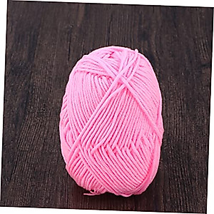 Fuzzy Yarn Chunky Yarn Green Yellow Blue White Black Yarn Doll Roving Textured Yarn Milk Cotton Cotton Ball Bulky Yarn Cotton Line Cotton Simply Soft Yarn