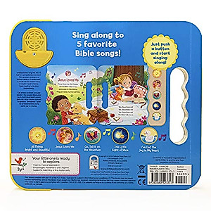 Jesus Loves Me 5-Button Songbook - Perfect Gift for Easter Baskets, Christmas, Birthdays, Baptisms, and More (Little Sunbeams)