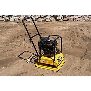 Stark USA 6.5HP Plate Compactor 21 x 21 inch Plate Gas-Powered 196cc Vibratory Plate Construction Concrete Tamper Machine Power Paver