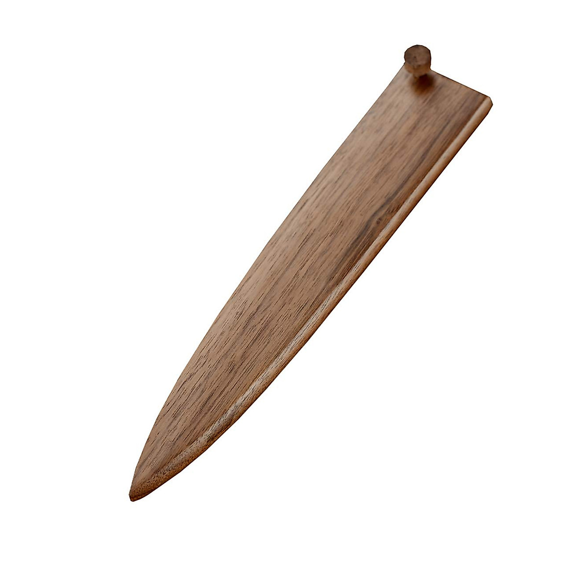 Aibote Handmade Natural Black Walnut Univeral Japanese Sashimi Knife Sheath Wooden Cover Chef Knives Cases Holders Protectors for Yanagiba Sujihiki Slicer(9.5 inch)