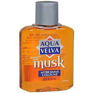Special pack of 6 AQUA VELVA AFTER SHAVE MUSK 3.5 oz