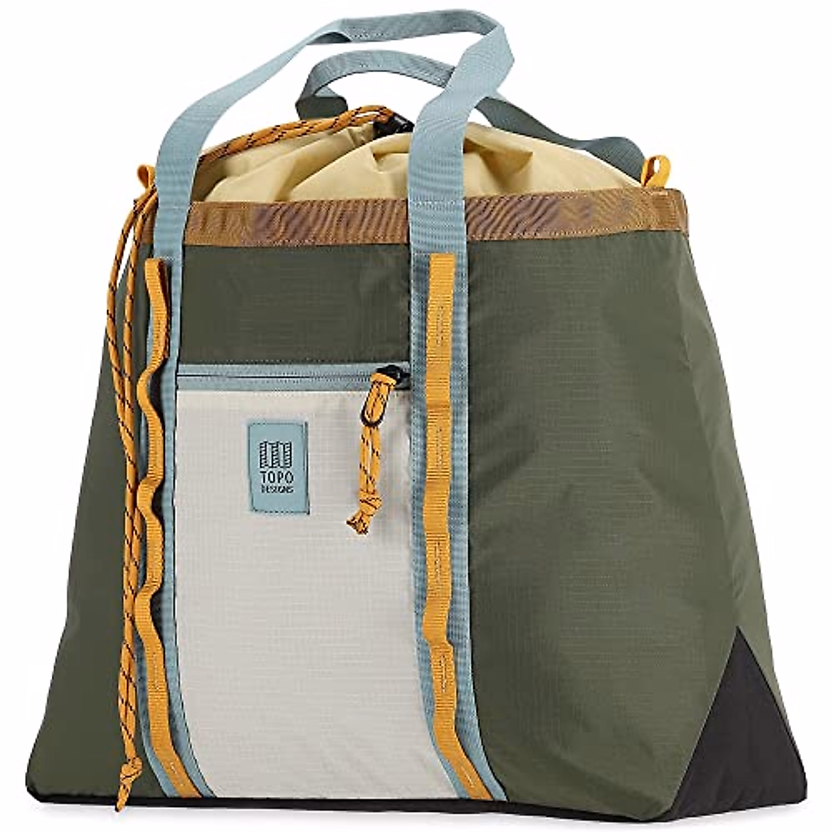 Topo Designs Mountain Utility Tote Bone White/Olive One Size