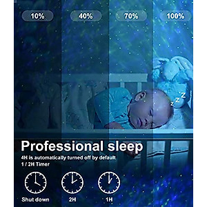 Galaxy Projector Star Projector, Water Wave and Star Effects, APP Control, Speaker, Remote Control, Party、Room Decoration Lights for Kids and Adults