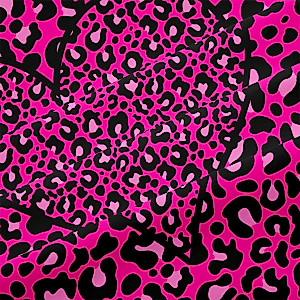 CCoutueChen Pink Leopard Print Comforter Set King Size Couple Love Bedding for Girls Cheetah Printed Bedding Comforter Wildlife Skin Fur Quilt Set Soft Lightweight Down Comforter Set for All Season