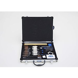 Gunmaster Super Deluxe Universal Gun Cleaning Kit Aluminum Case 62 pc.