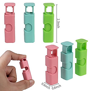 DGQ Bag Clips 24 Packs Bread Bags Clips Squeeze Clips Squeeze & Lock Clip Food Clip Closure Clips Plastic Bag Clip Great grips bag Clip for Food Fruit Nuts Beans Bread