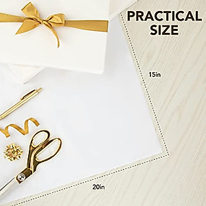 White Tissue Paper for Gift Bags, 225 Sheets of 20 x 20 Inches Bulk Tissue Paper for Packaging- Includes 225 Sheets Premium White Tissue Paper Bulk Pack, Wrapping Tissue Paper (Bulk Pack 225 Count)