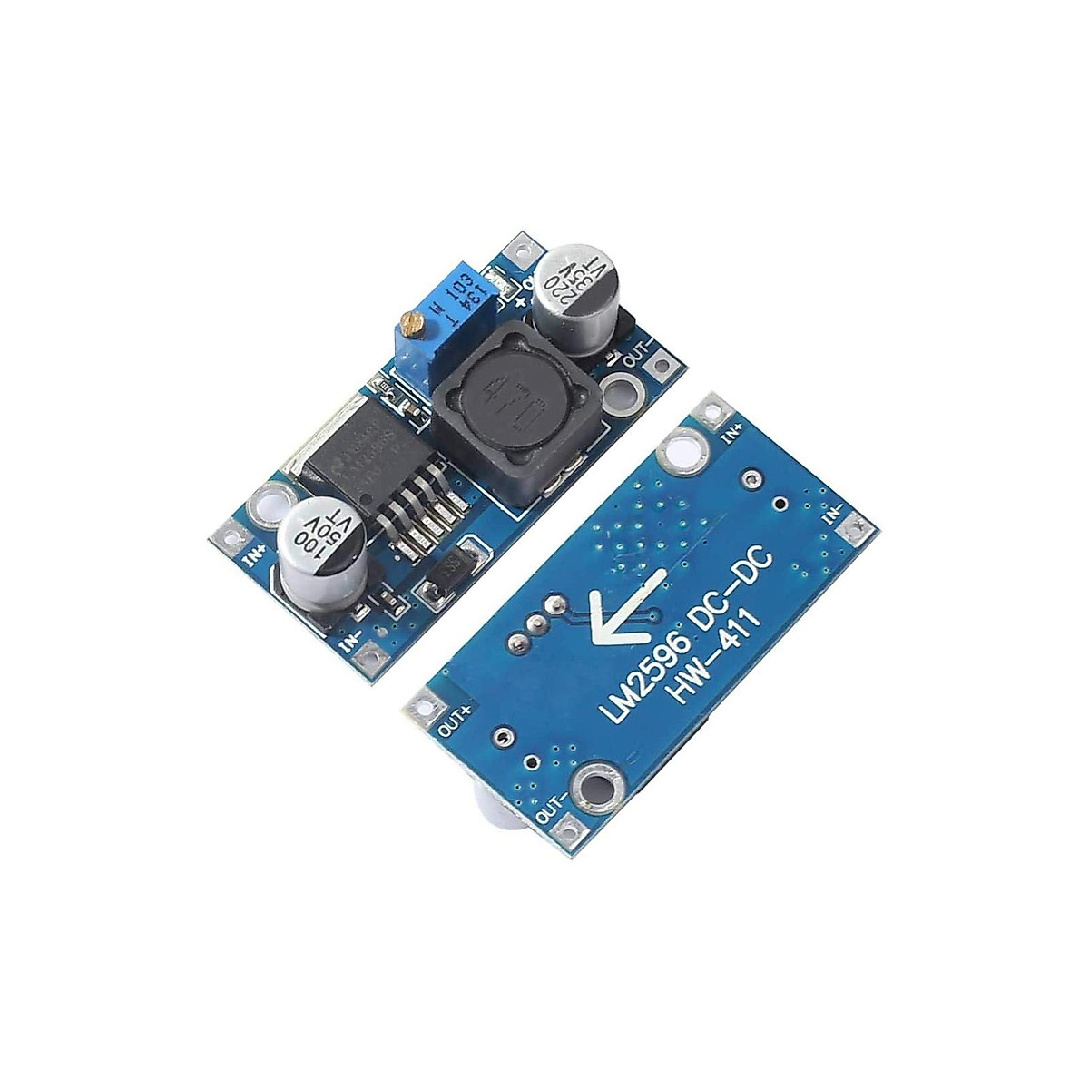 5Pack LM2596 LM2596S DC-DC Step Down Variable Volt Regulator Input 3.0-40V Output 1.5-35V Adjustable Buck Converter Electronic Voltage Stabilizer Power Supply Module