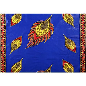 African Fabric 100% Cotton Kente Cloth by The Yard 8 Yards African American Ankara Print Wax Fabric 1088