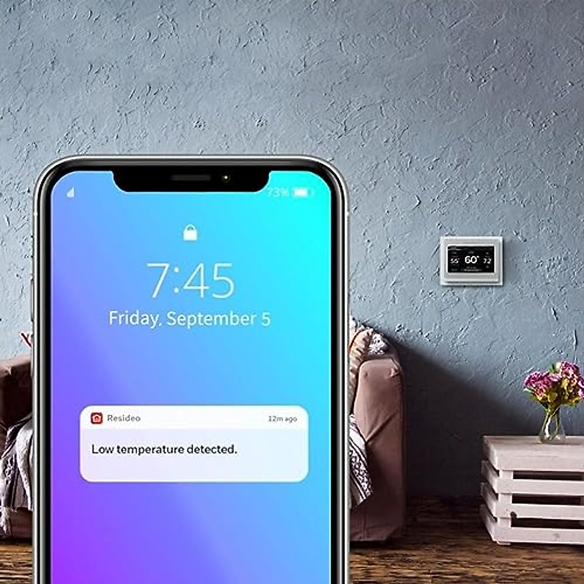 Honeywell Home RTH9585WF Wi-Fi Smart Color Thermostat + Wall Plate