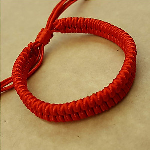 Zittop Chinese Feng Shui Lucky Strap Friendship Handmade Bracelet Red String Rope Men Women Fashion Jewelery.
