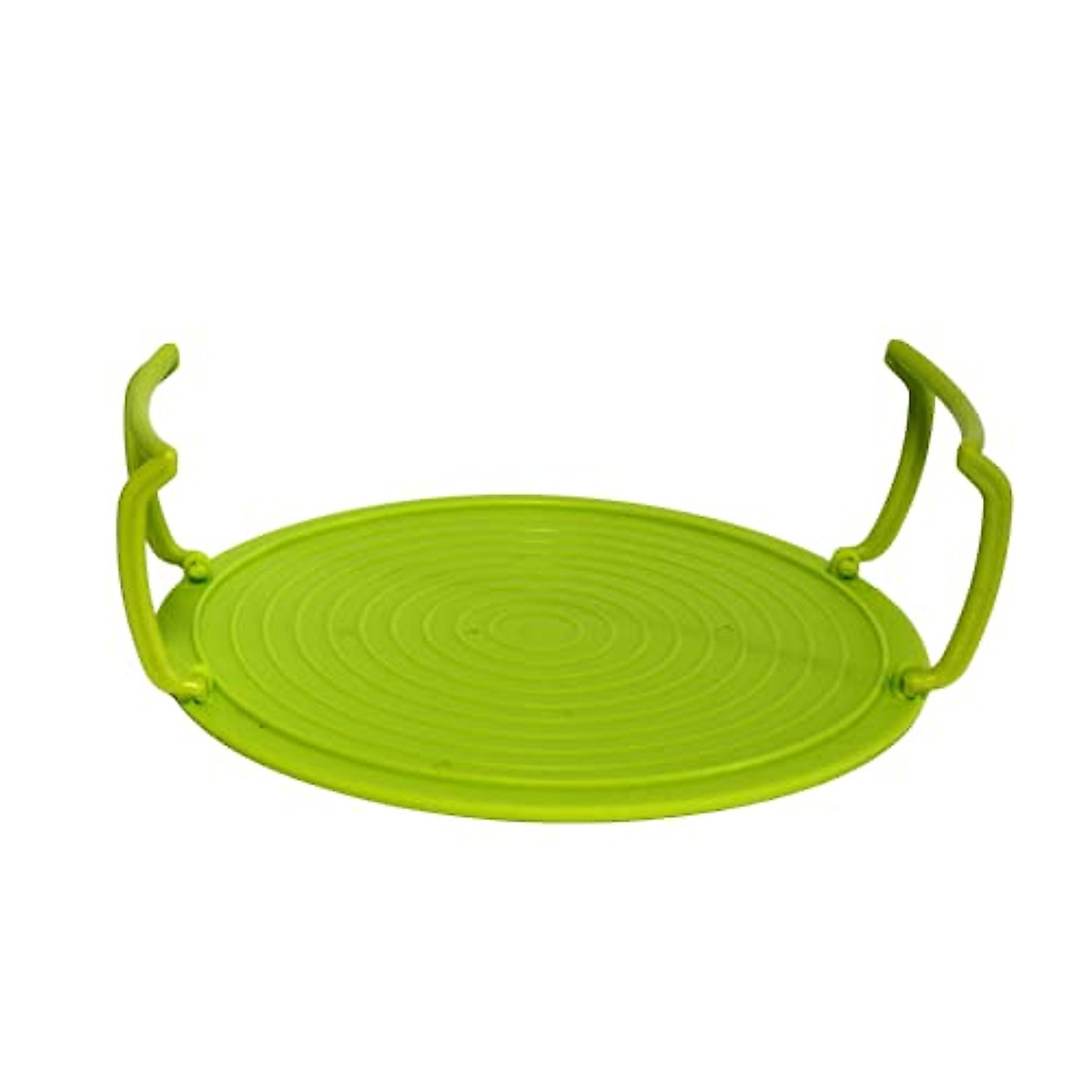 Microwave Multipurpose 4 in 1 Tray Stand Rack Splatter Guard Carry Tray Stacking Shelf (1, Green)