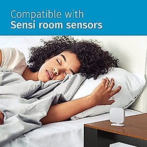 Sensi Touch 2 Black Smart Thermostat by Emerson with Touchscreen Color Display, Programmable, Wi-Fi, Mobile App, Easy DIY, Data Privacy, Works with Alexa, Energy Star Certified, ST76, C-Wire Required