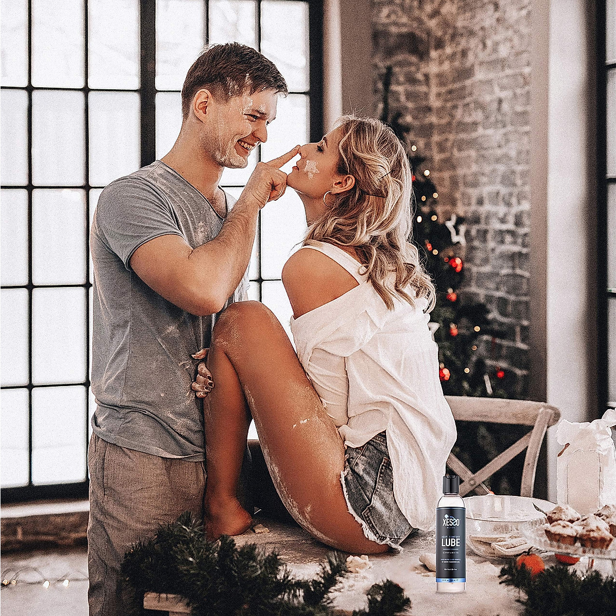 XESSO Water-Based Anal Comfort Lube for Men Women Couples 8.3 Fl Oz, Gently Numbing, Backdoor Relax Desensitizing Gel, Rear Comfort Lube Made in US, Discreet Packaging