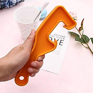 Hovico 3 Pieces 5 Gallon Plastic Bucket Lid Opener Paint Can Lid Opener Open Buckets & Pails, Lightweight, Durable (Red)