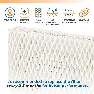 ANTOBLE 2 Pack WF813 Humidifier Filter Replacement for ReliOn RCM-832 RCM-832N, ProCare PCWF813 PCWF-813 PCCM-840 PCCM-832N, Equate EQWF813 EQ 2119-UL Cool Mist Humidifier Filters