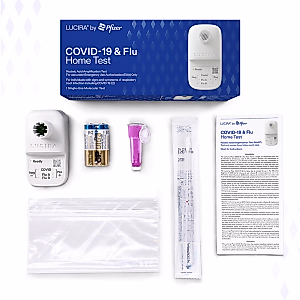 LUCIRA® by Pfizer COVID-19 & Flu Home Test, First and Only at-Home Molecular Test for COVID-19 and Flu A/B, Single-Use, Results in 30 Minutes, Emergency Use Authorized (EUA)