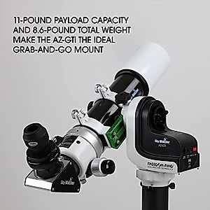 Sky-Watcher AZ-GTI – Portable Computerized GoTo Alt-Az Mount for On-The-Go Astronomy – WiFi Enabled App Controlled – Time-Lapse and Panorama Photography Capable (S21110)