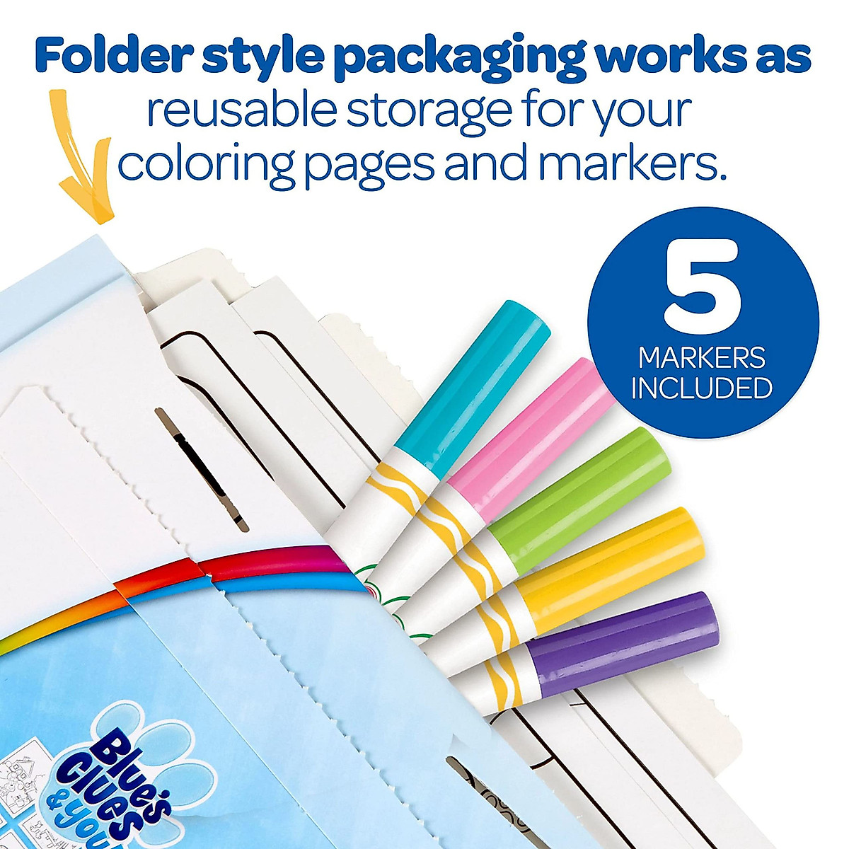 Crayola Blue's Clues Color Wonder Set - Mess-Free Fun for Kids