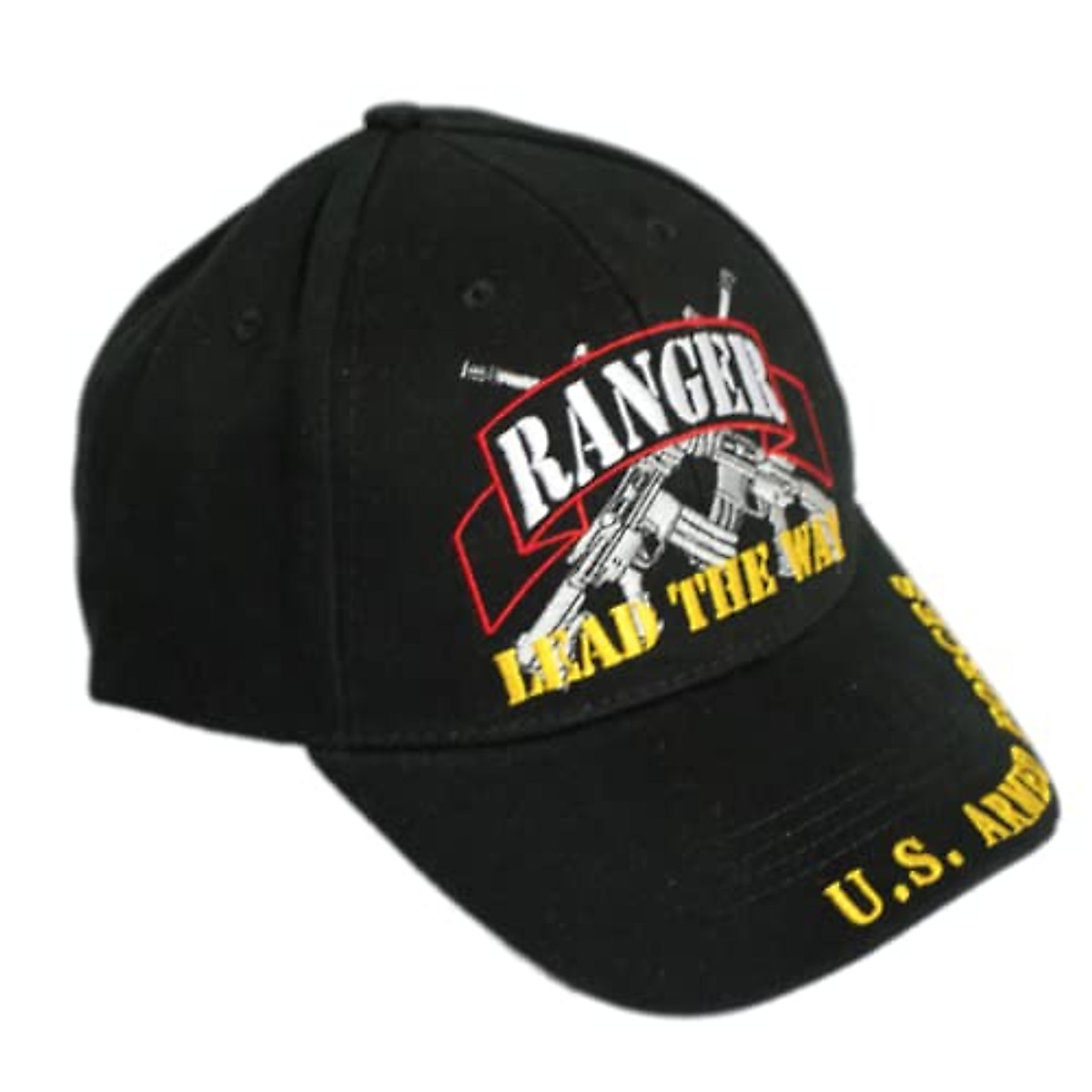 Flakita's Novelties US Army Ranger Lead The Way US Armed Forces Veteran Embroidered Baseball Cap HAT