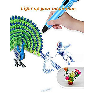 3D Pen Filament Refills 20Colors/320ft - PLA Filament 1.75mm Smooth Printing for Both 3D Printing Pen and 3D Printer - Each Color 16ft