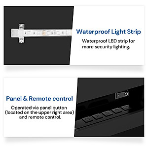 Cozy Castle Extra Long 73.2" Fireplace TV Stand up to 85" TV, High Gloss Entertainment Center with 30" Electric Fireplace, LED Lights and 2 Storage Cabinets, Modern Media Console with Charging Station