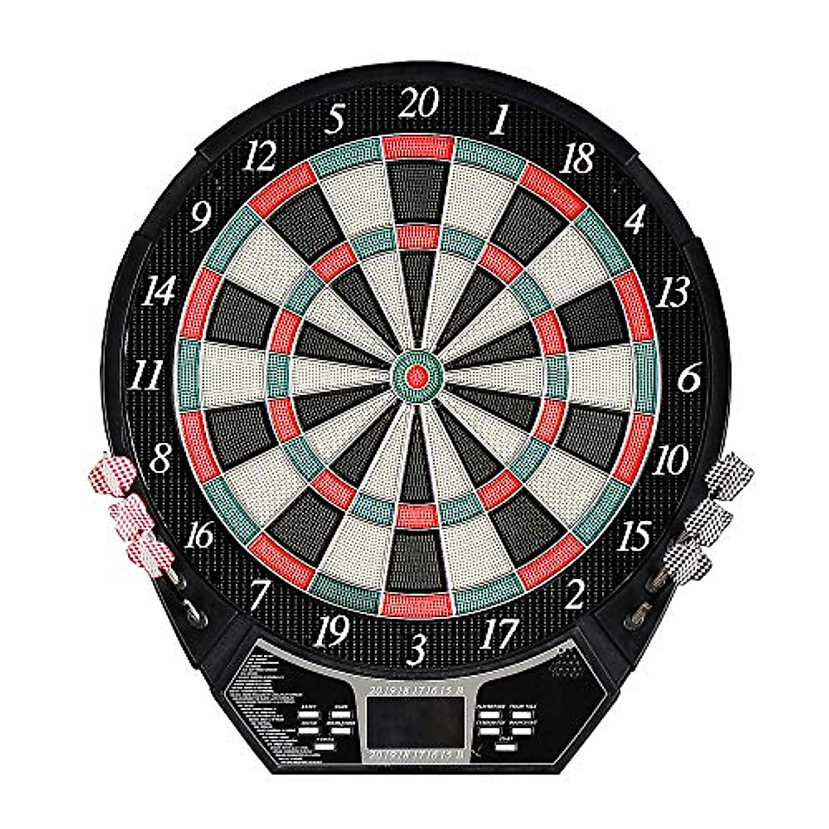 Outlaw Electronic Dartboard and 81-in Free-Standing Cabinet - Cherry Finish