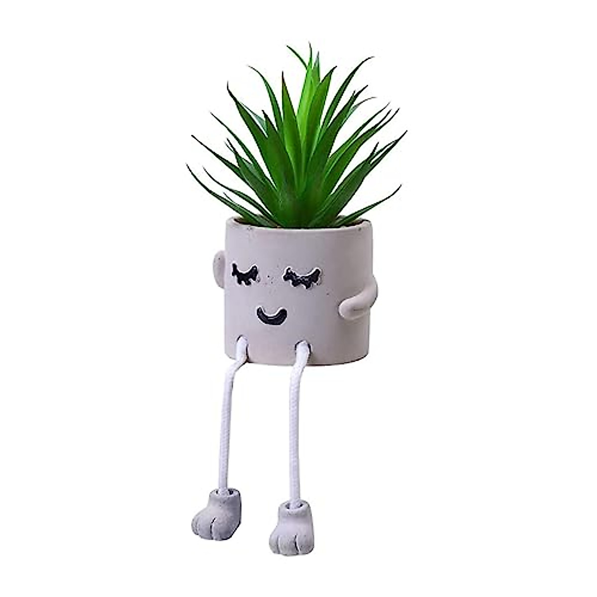 IMIKEYA Succulent Potted Plant Artificial Succulents Succulent Plants Artificial Office Plants Faux Succulents Faux Aloe Plant Fake Succulents Decor Small Decor Items for Shelf Desk Plants