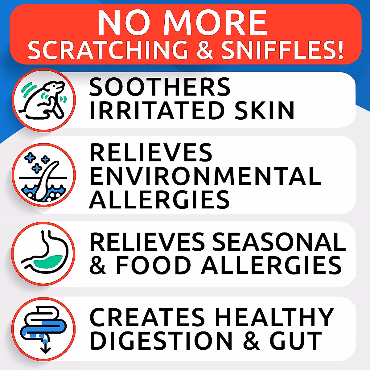 BARK&SPARK Glucosamine Dog Treats + Dog Probiotics Chews + Allergy Relief Dog Treats Bundle - Hip & Joint Support + Digestion Support, Upset Stomach Relief + Allergy and Itch Relief Supplement