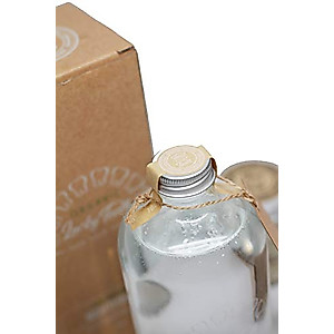 Organic MouthWash - Plus WHITENING - Whitens, Refreshes. Food Grade Peroxide + Essential Oils. Vegan and Cruelty Free. Glass Jar 16 OZ