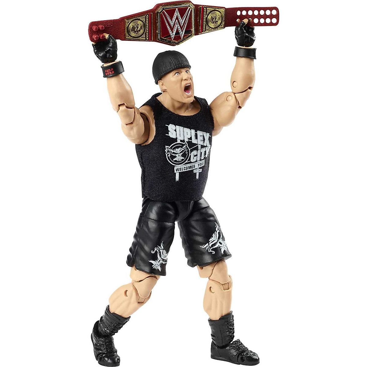 WWE Ultimate Edition Multiple-Pose 6-inch Action Figure with Entrance Gear, Extra Heads & Swappable Hands