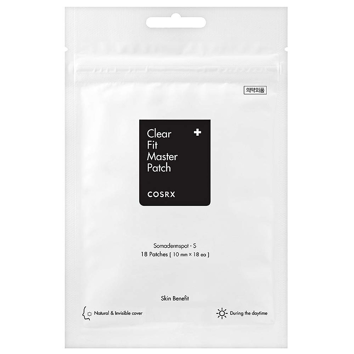 COSRX Clear Fit Master Patch 18 Patches | Healing Pimple Patches for Blemishes and Zits | Hydrocolloid Dressing | Quick & Easy Spot Treatment