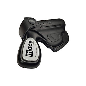 VlaMiTex B21 Leather Holster Fits Mace Pepper Spray Gun Black