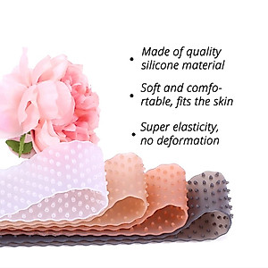 LULALA TOO No-Slip Wig Grip Band Transparent Silicone Wig Band Comfort Head Hair Band Extra Hold Wig Headband Adjustable Women Hair Wig Band (White)