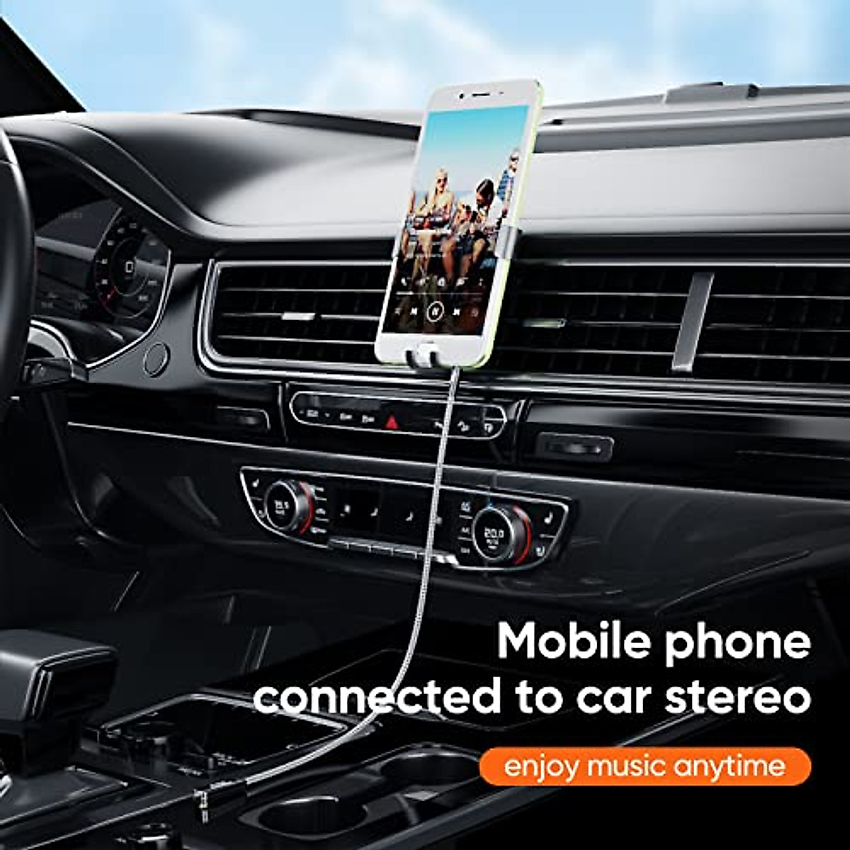 CableCreation Headphone Extension Cable, 90 Degree TRRS 3.5mm Male to Female Audio Extension Cable 4-Conductor(Microphone Compatible), 6 Feet with 6ft 3.5mm Aux Cable 4 Pole90 Degree