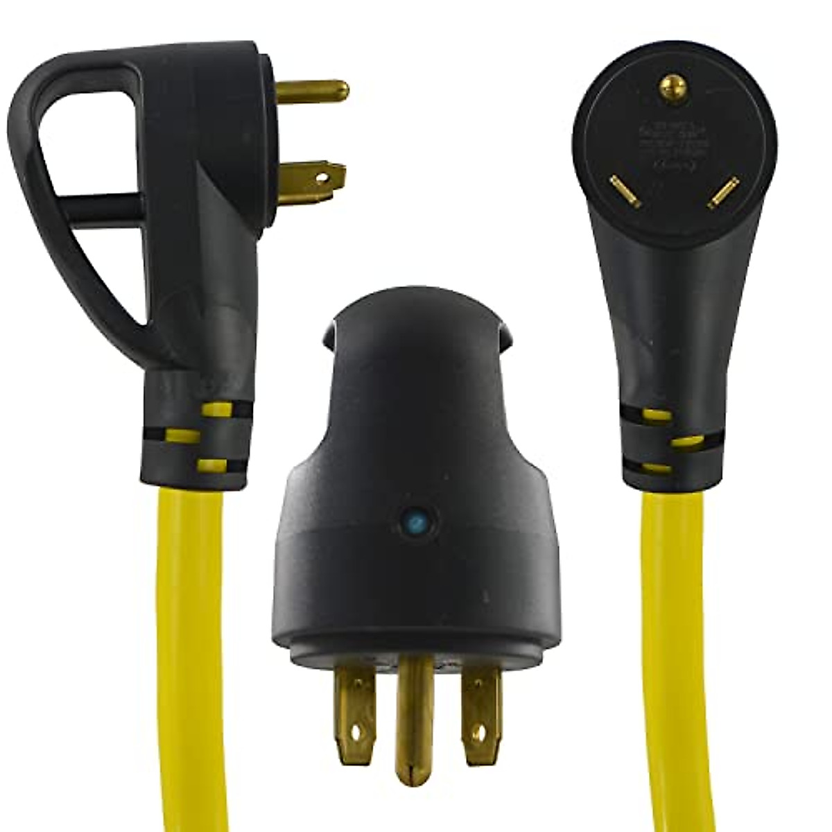 Conntek 15358-EC0RE 1.5FT Ergo Grip Adapter Cord RV TT-30P to TT-30R Cruiser RV Style