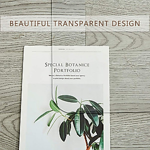 HOMEK Office Chair Mat for Hardwood Floor, 1/8" Thick 48" x 36" Crystal Clear Desk Chair Mat for Hard Floors, Plastic Floor Protector Mat for Office Chairs